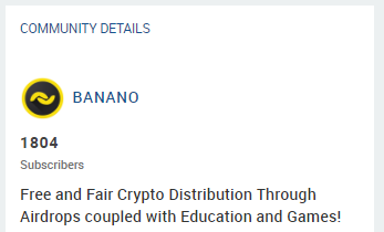 Announcing a BANANO Airdrop to all Uptrennd Users! 50k BANANO Prize ...