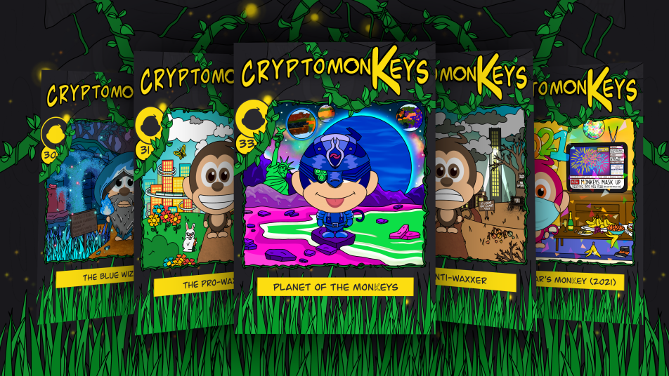 Free BANANO NFTs: cryptomonKeys Update #9: Earn cryptomonKeys NFTs by Playing Alien Worlds! | Blog