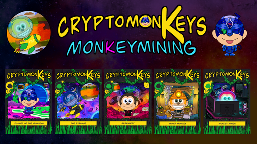 Free BANANO NFTs: cryptomonKeys Update #21: monKeymining Update (Earn NFTs by Playing Alien ...